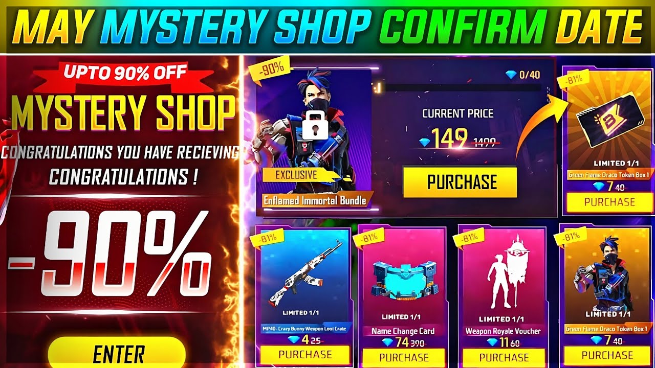 Mystery Shop free fire May 2023 | Mystery Shop Event Kab Aaega | Free ...
