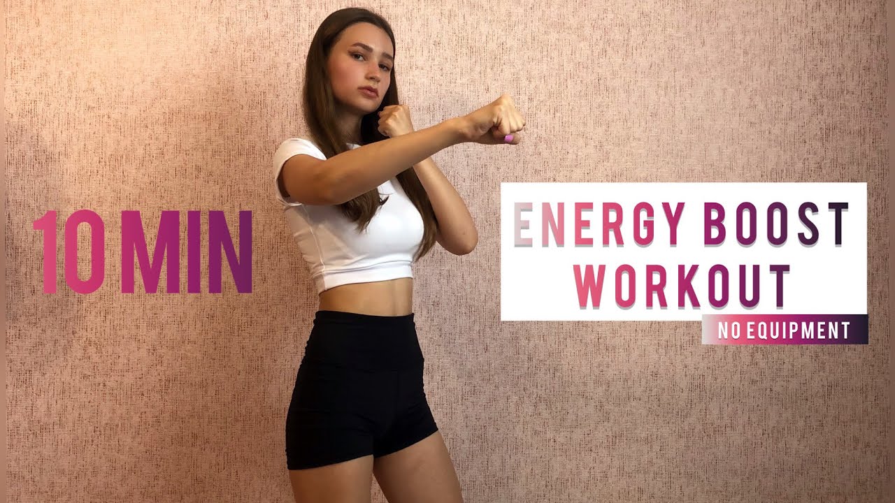 10 MIN ENERGY BOOST WORKOUT - good mood dance cardio I Sofia Ivanova - YouTube