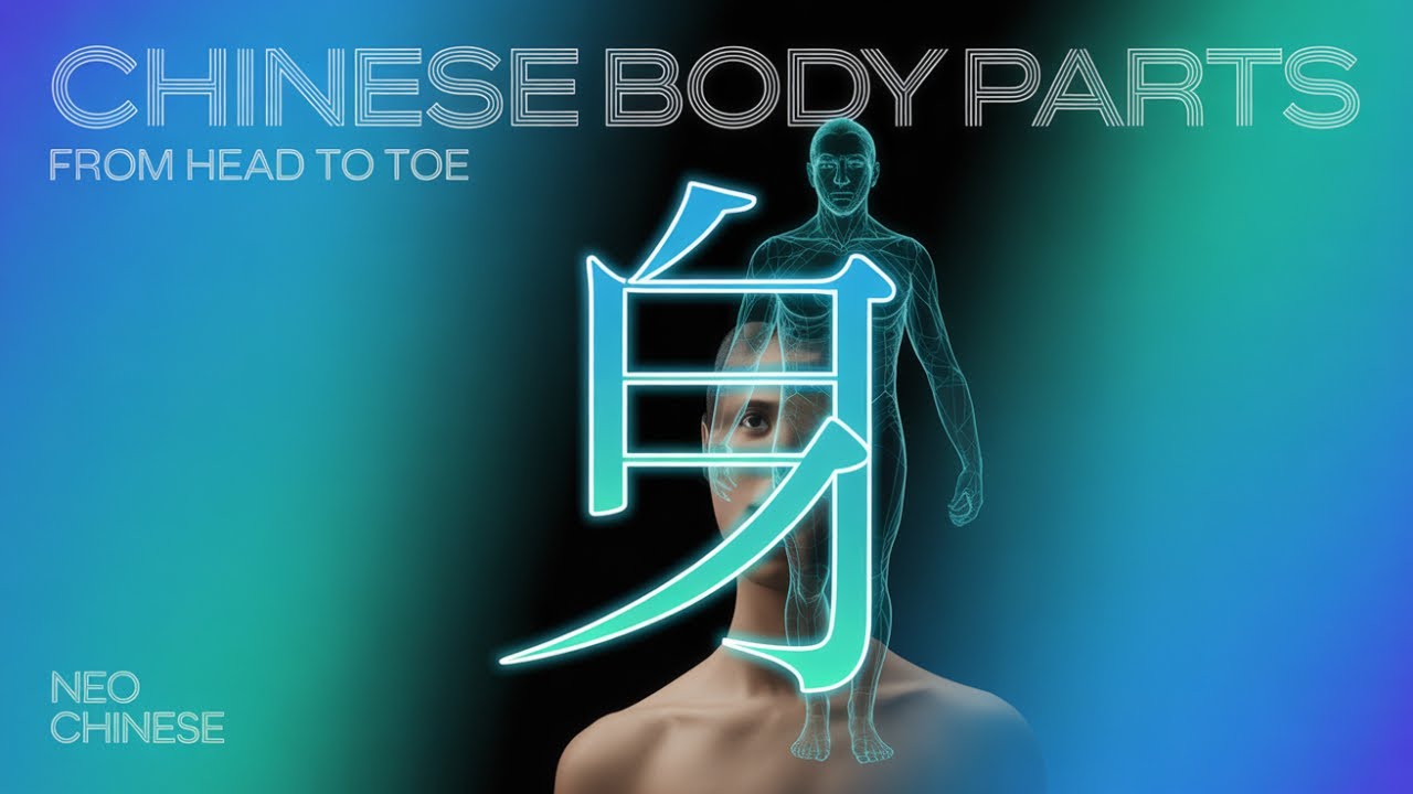 Learn ALL The Body Parts in Chinese (From Head to Toe) - YouTube
