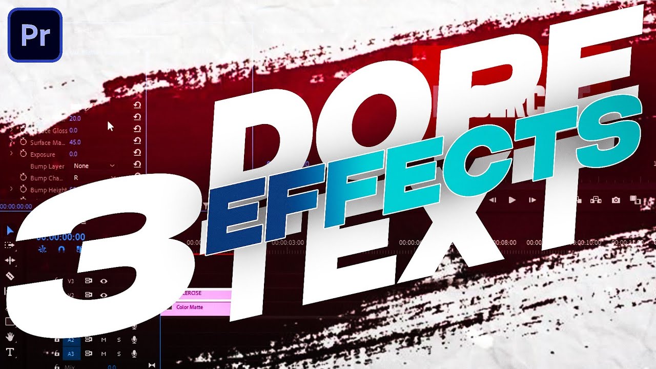 3 DOPE 🔥Text Effects in Premiere Pro You Must Try ! (Premiere Pro ...