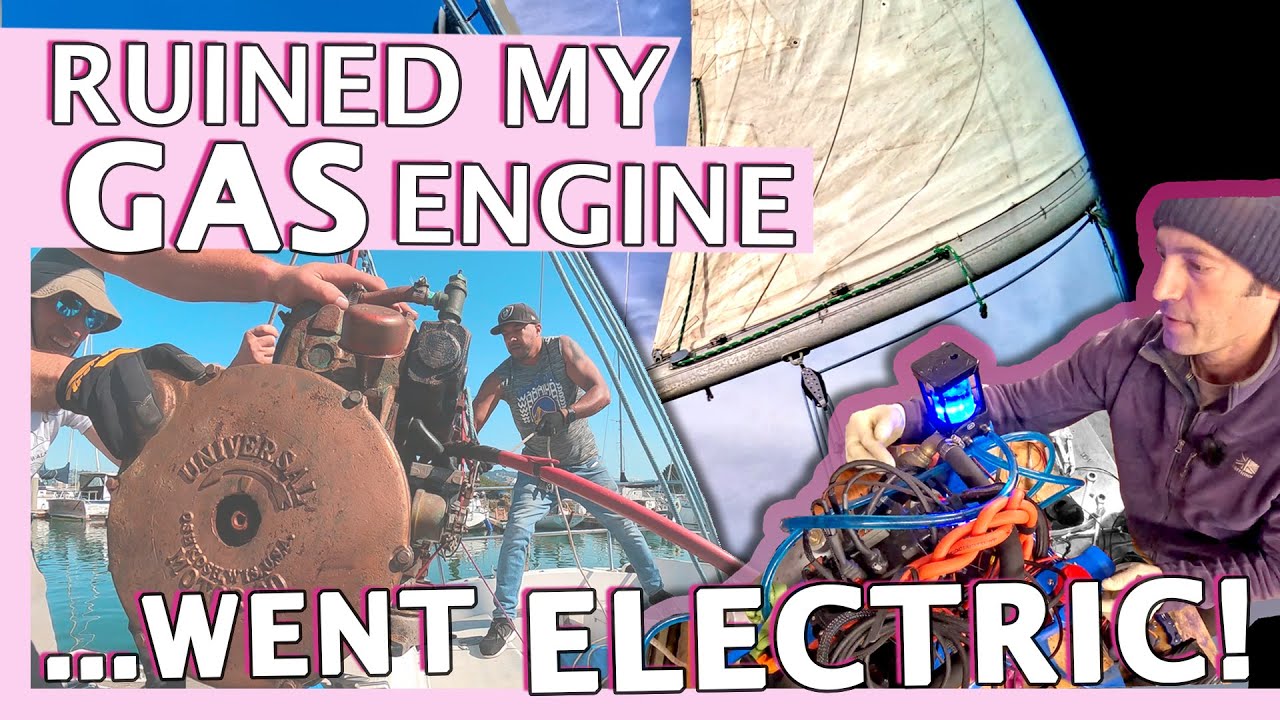 My recent electric sailboat conversion, using a space-saving "dense ...