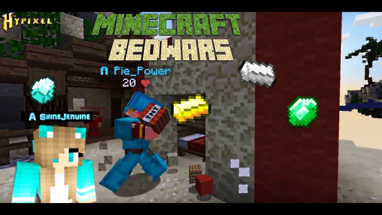 TNT RUSH!! | Minecraft Hypixel Bedwars - YouTube