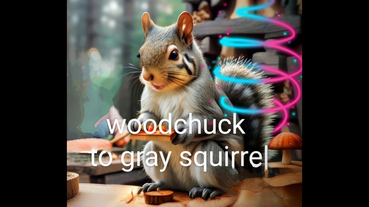 Woodchuck to Gray Squirrel - YouTube