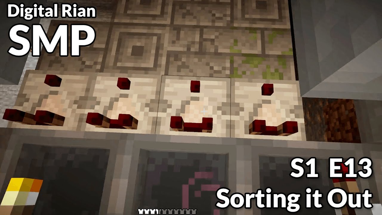 Sorting it Out Digital Rian Minecraft SMP Season 1 Episode 13 - YouTube