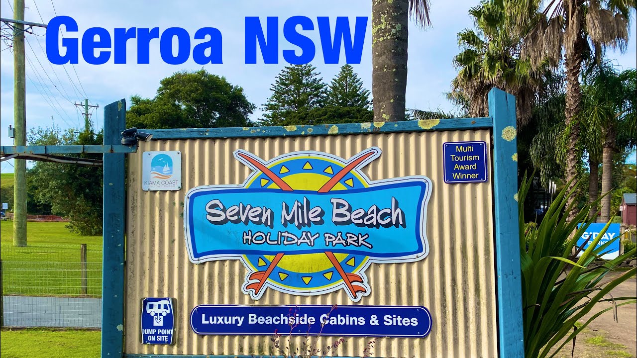 Camping at Gerroa Seven Mile Beach Holiday Park - YouTube