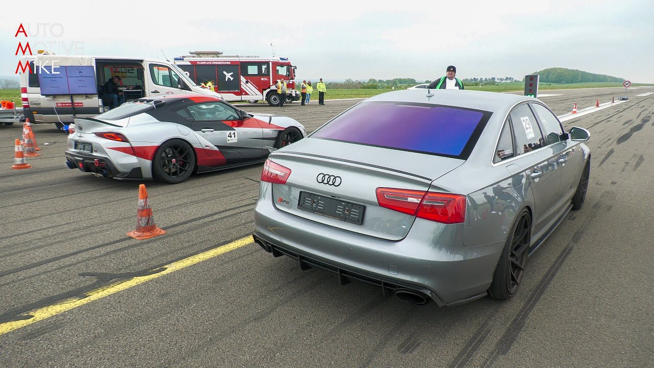 700HP Audi RS6 Sedan SP6 Street Performance vs 650HP Toyota Supra MK5 ...
