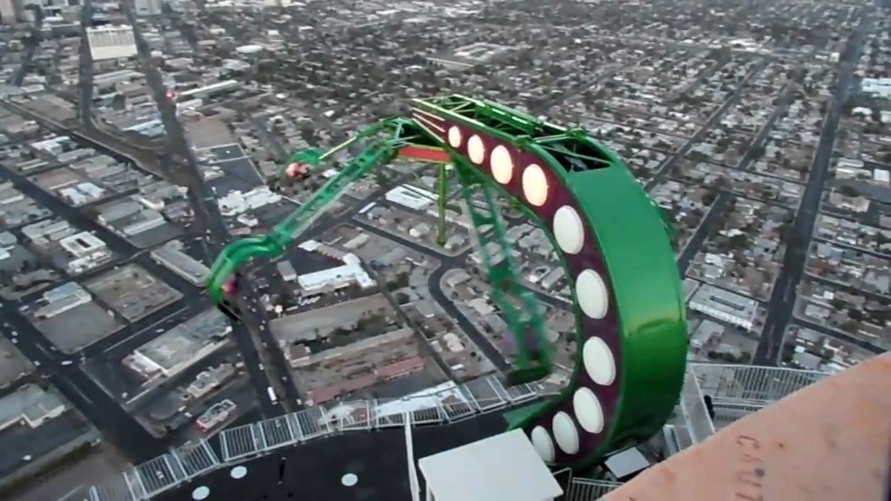 Stratosphere Tower Insanity ride - YouTube