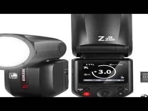 NEEWER Z2 PRO 2.4G TTL Round Head Flash Speedlite Wireless Compatible with Godox TTL/M TCM ...