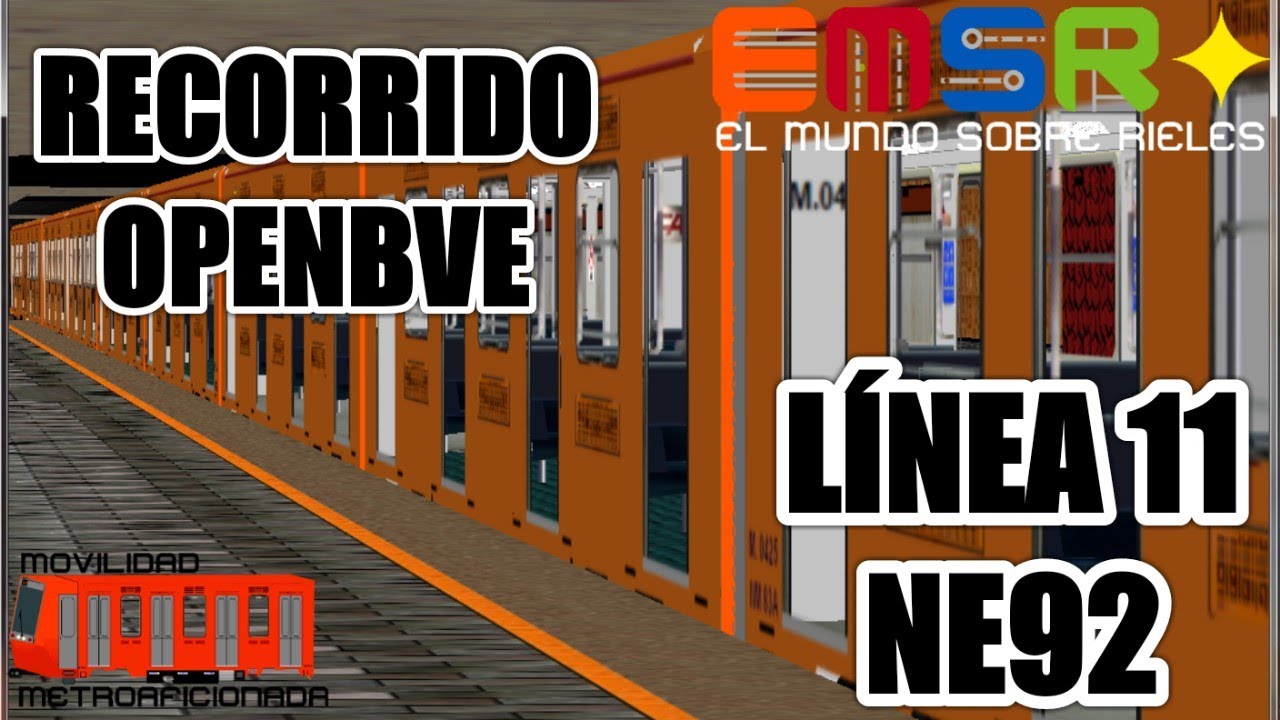 RECORRIDO OPENBVE LÍNEA 11 | NE92 FICTICIO - YouTube