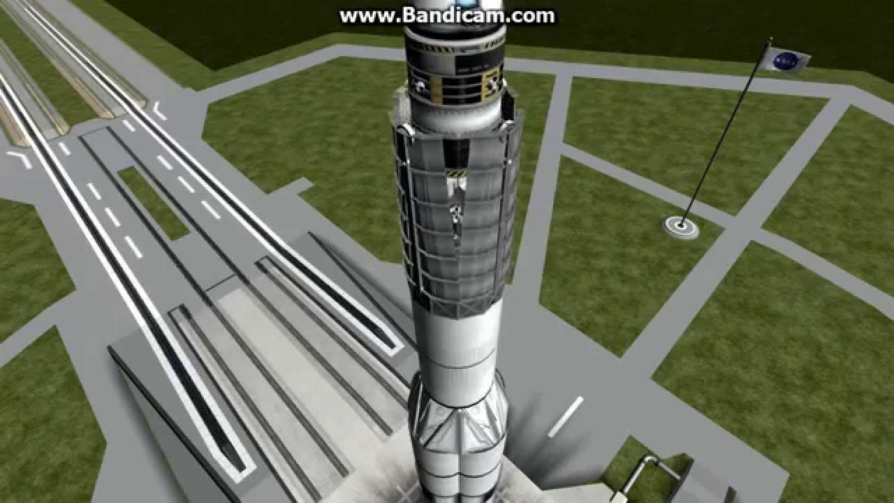 Saturn V fairing separation test - YouTube