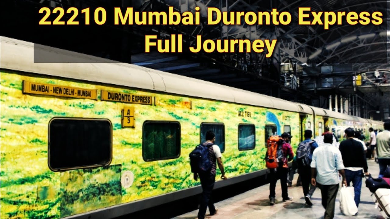 Mumbai Duronto Express Train Journey in 3rd AC | 22210 NDLS MMCT Duronto Express Full Journey ...
