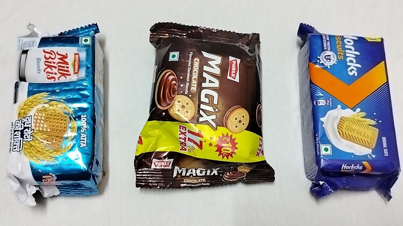 Milk Bikis vs Magix Chocolate vs Horlicks || Cookies 🍪🍪 || Biscuit 🍪 ...