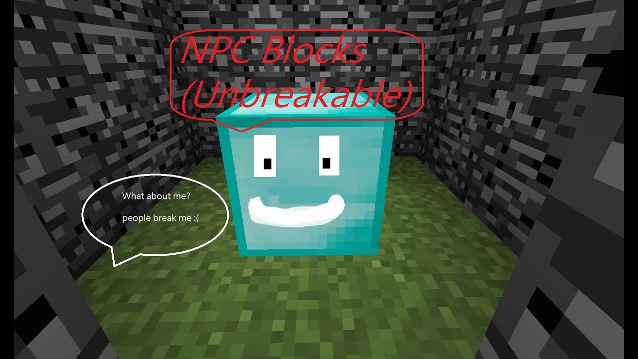 NPC Blocks Tutorial Minecraft - YouTube