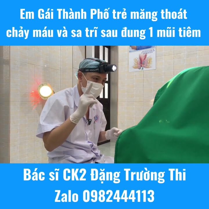 Em Gái trẻ thoát trĩ nhẹ nhàng sau 1 mũi tiêm, chúc mừng em /-rose ...