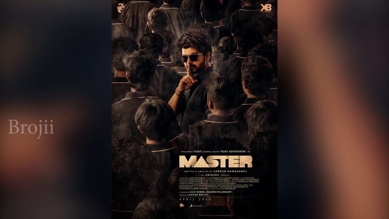 Official: Master Second Look Poster release || brojii || thalapathi ...