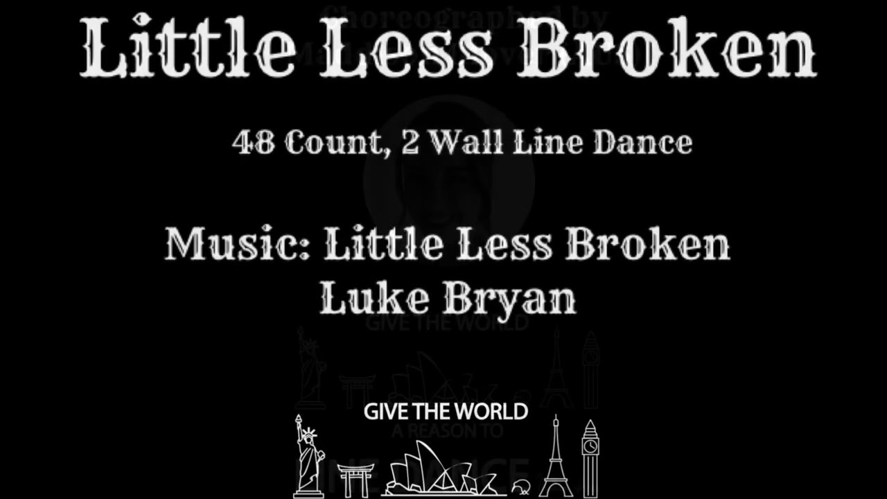 Little Less Broken Line Dance- Maddison Glover - YouTube