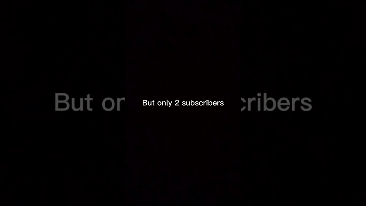 Sub or else - YouTube