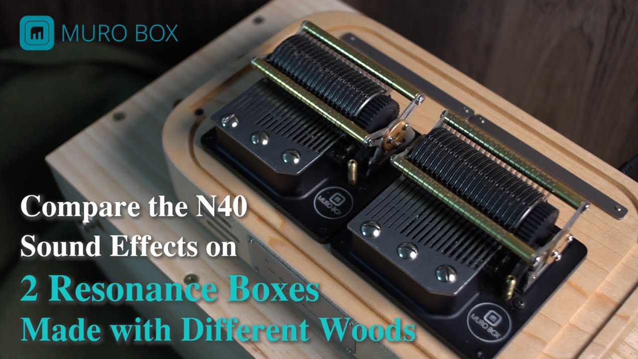 Muro Box N40 Music Box | Comparison of 2 Resonance Boxes - Playing "All ...