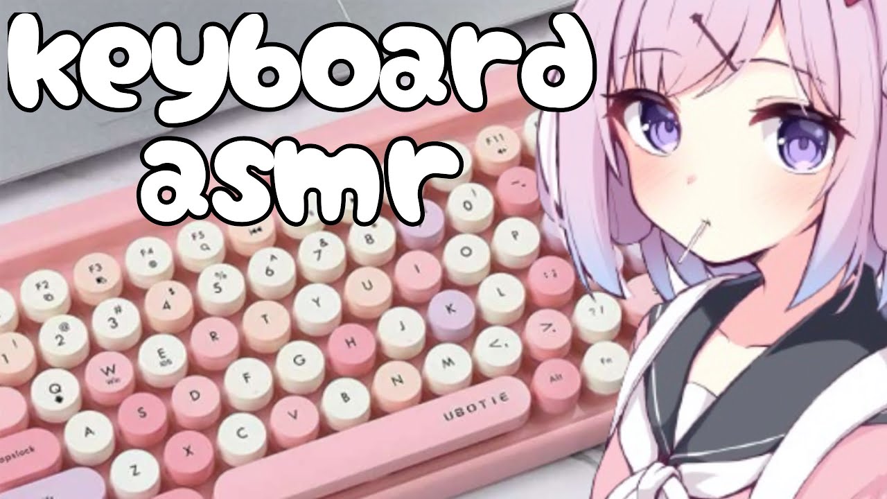 [ASMR] Relaxing Keyboard Tapping ⌨️💤 (typing and clicking sounds) - YouTube
