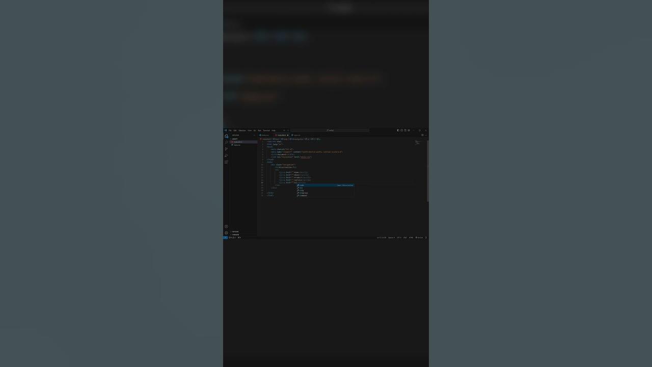 How to create navigation bar #coding #python #website #css #websitedesign #javascript - YouTube