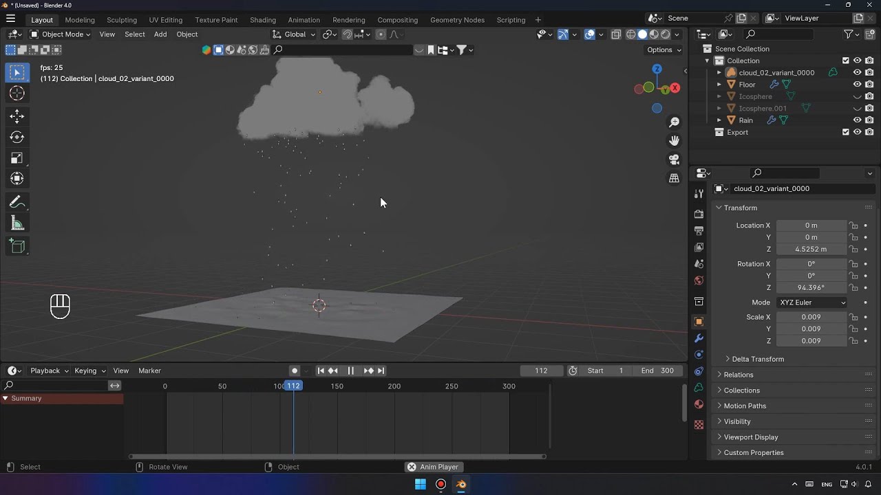Blender: Creating Rain Effects Using Particle Systems - YouTube