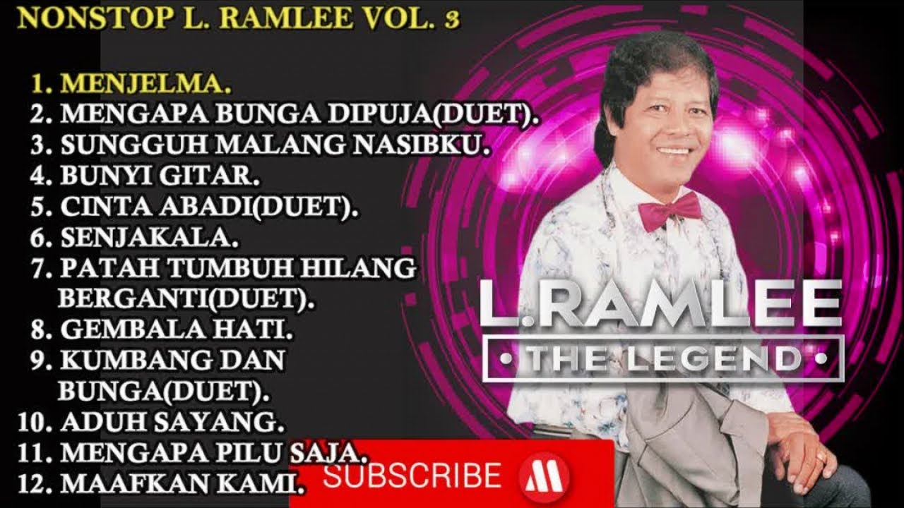 NONSTOP L. RAMLEE THE LEGEND VOL.3 - YouTube