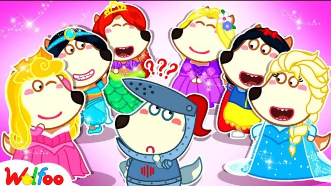 Seis Princesitas, ¿Qué Le Gusta a Wolfoo? - Los Disfraces de Disney ...