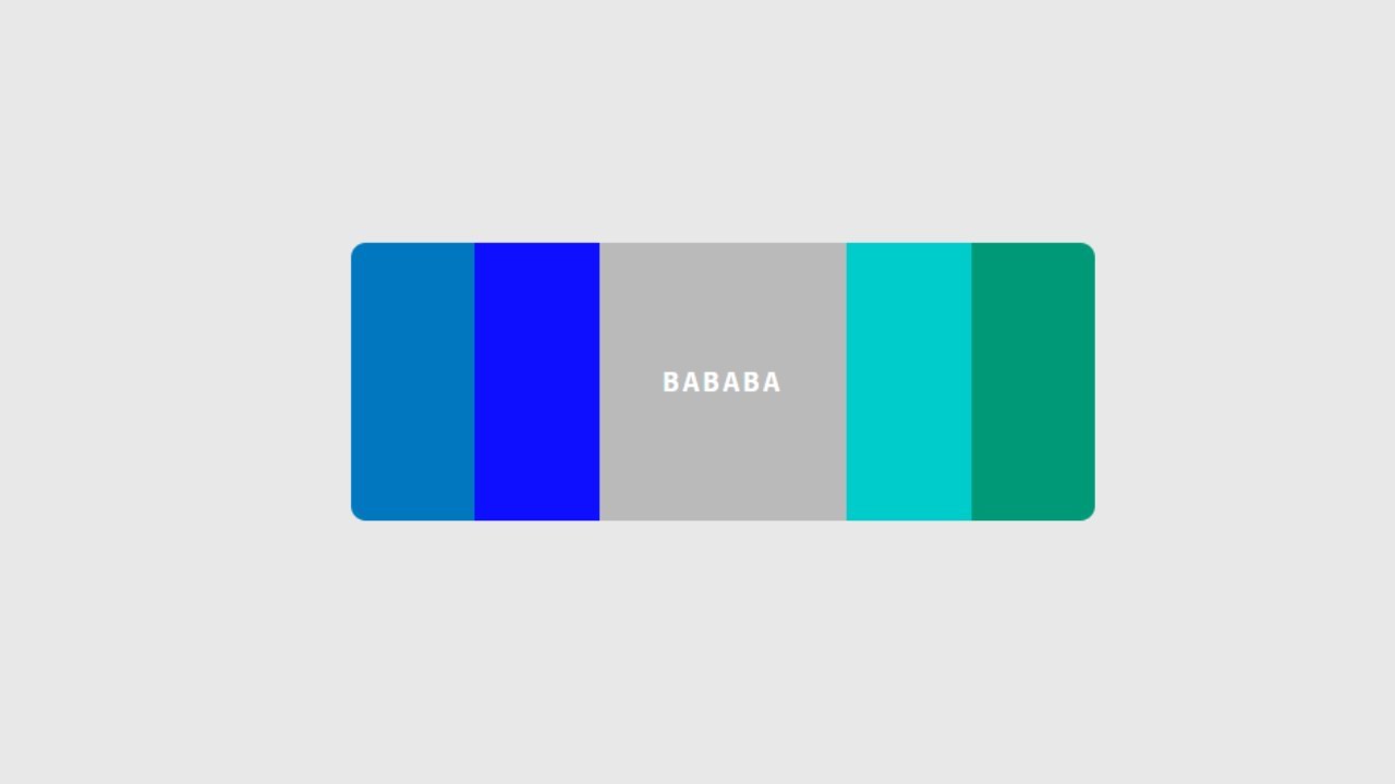 Pallete Hover Effect using HTMl and CSS - YouTube
