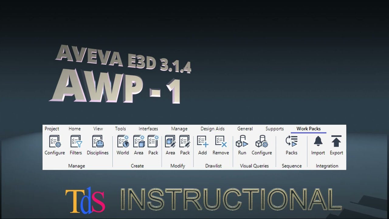Advance Work Packaging using E3D Design - YouTube