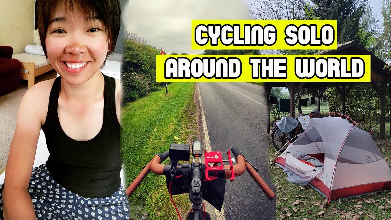 Chinese woman cycling solo around the world - YouTube
