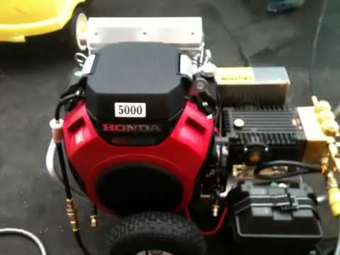Water Blaster 5000 psi 21 liters per minute - YouTube
