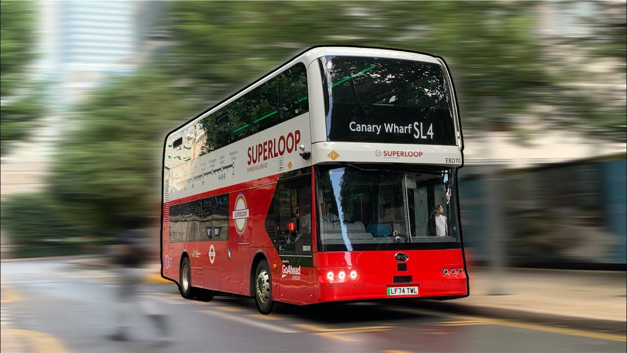FRV: Superloop Bus Route SL4 | Grove Park - Canary Wharf (EBD70/LF74TWL ...