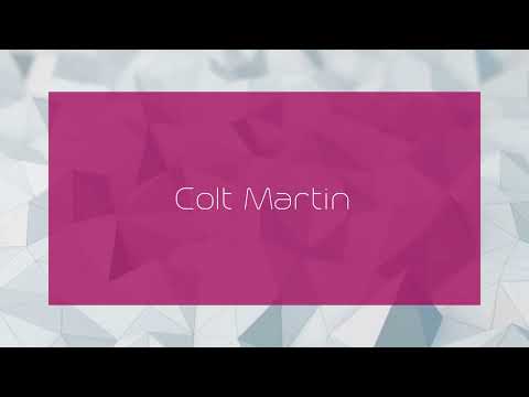 Colt Martin - appearance - YouTube