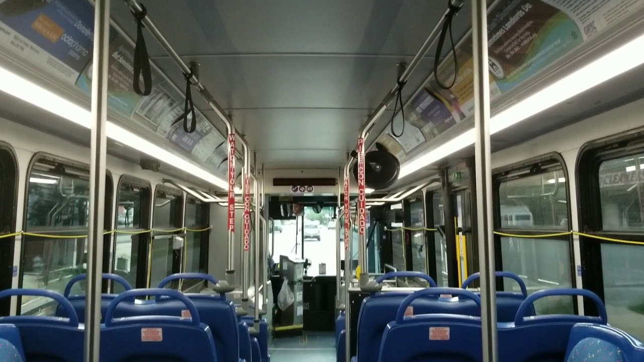 2014 Gillig Low Floor CNG BRT 35' (the ride) - YouTube