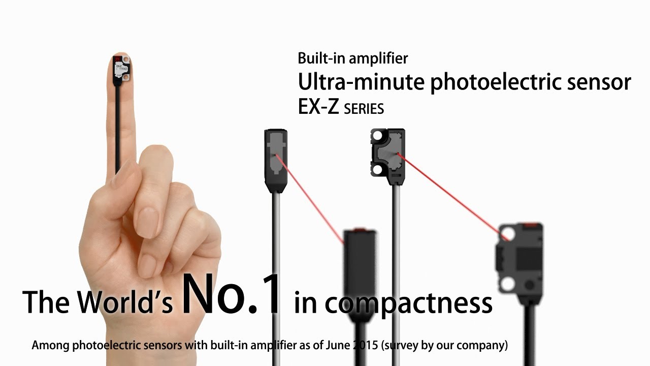 Ultra-minute Photoelectric Sensor EX-Z - Panasonic - YouTube