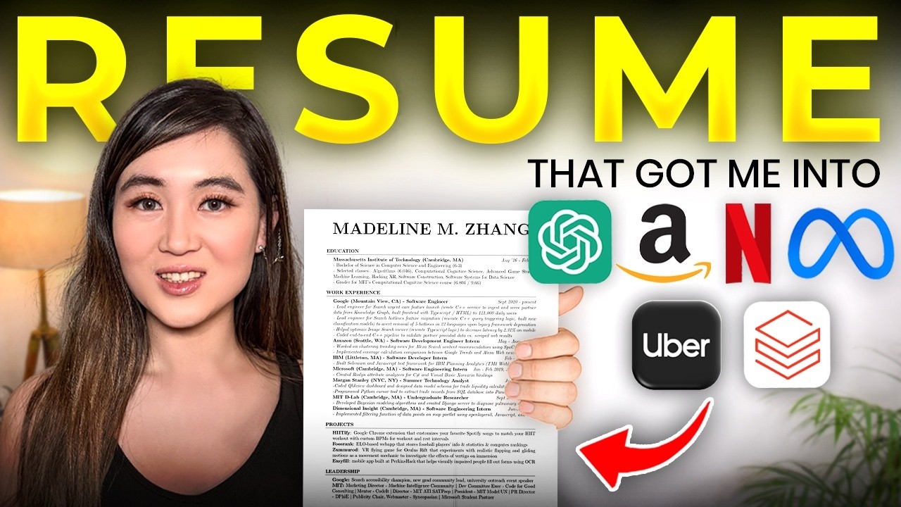 This Resume Got Me Interviews at OPENAI, META, AMAZON & NETFLIX - YouTube
