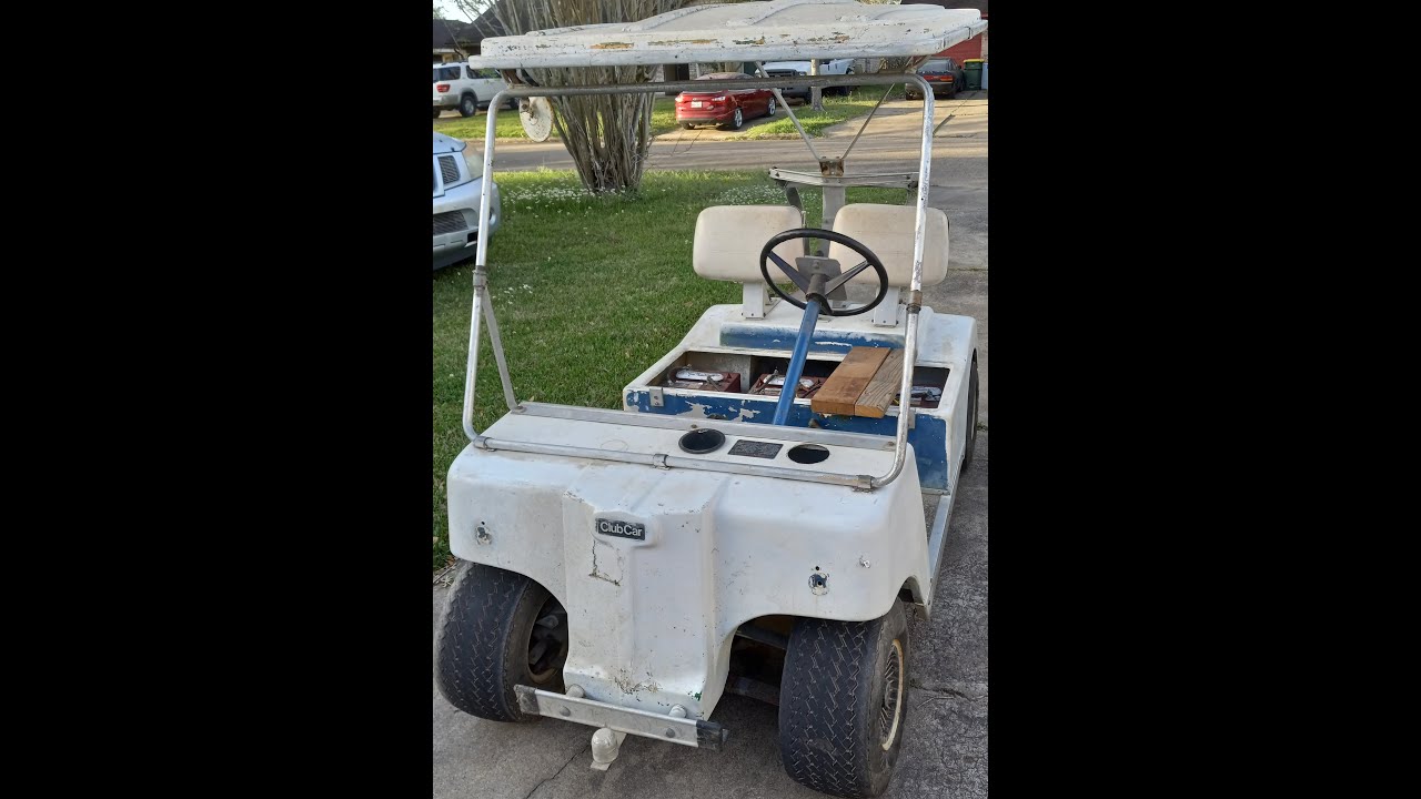 Restoring a 1970s Club Car Golf Cart - YouTube