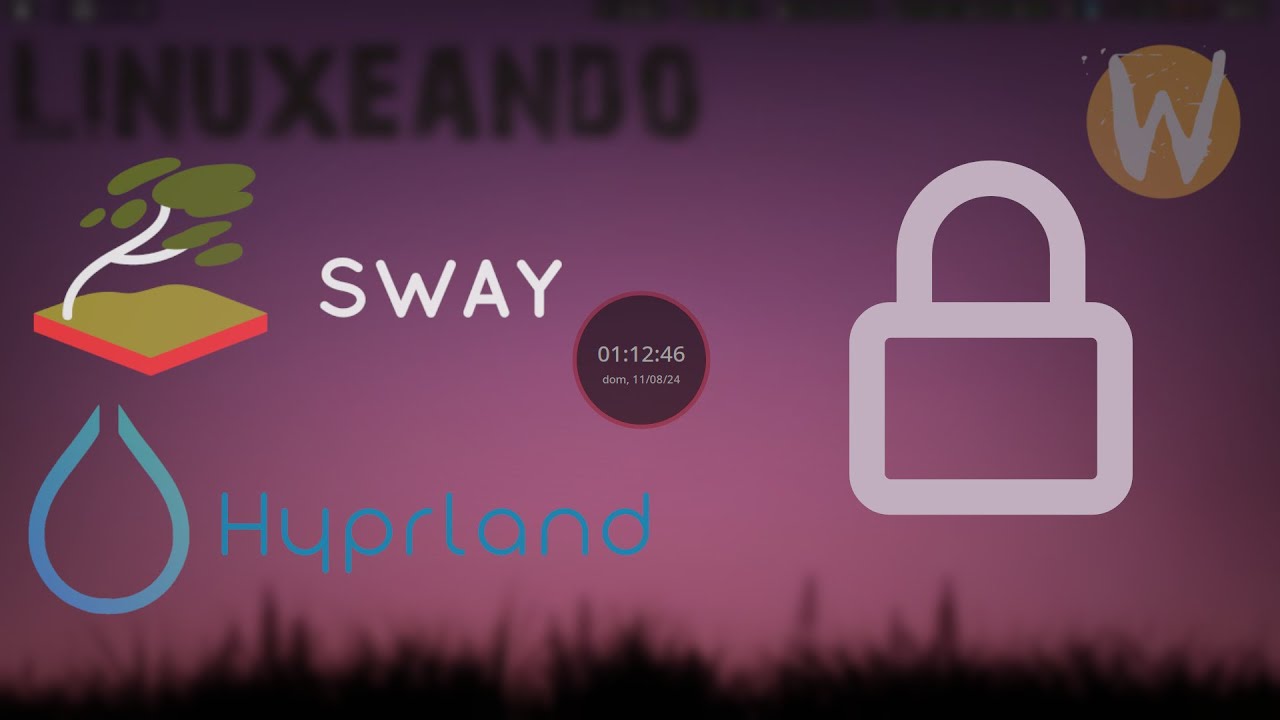 Screen lock en Wayland Sway/Hyprland Como bloquear tu pantalla - YouTube
