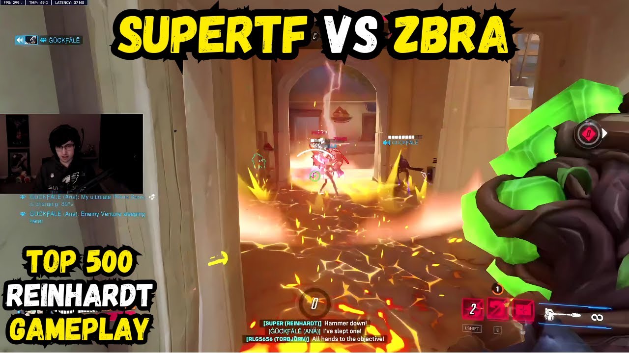 SUPERTF vs ZBRA - PRO TANKS GAMEPLAY - Overwatch 2 Season 13 TOP 500 ...