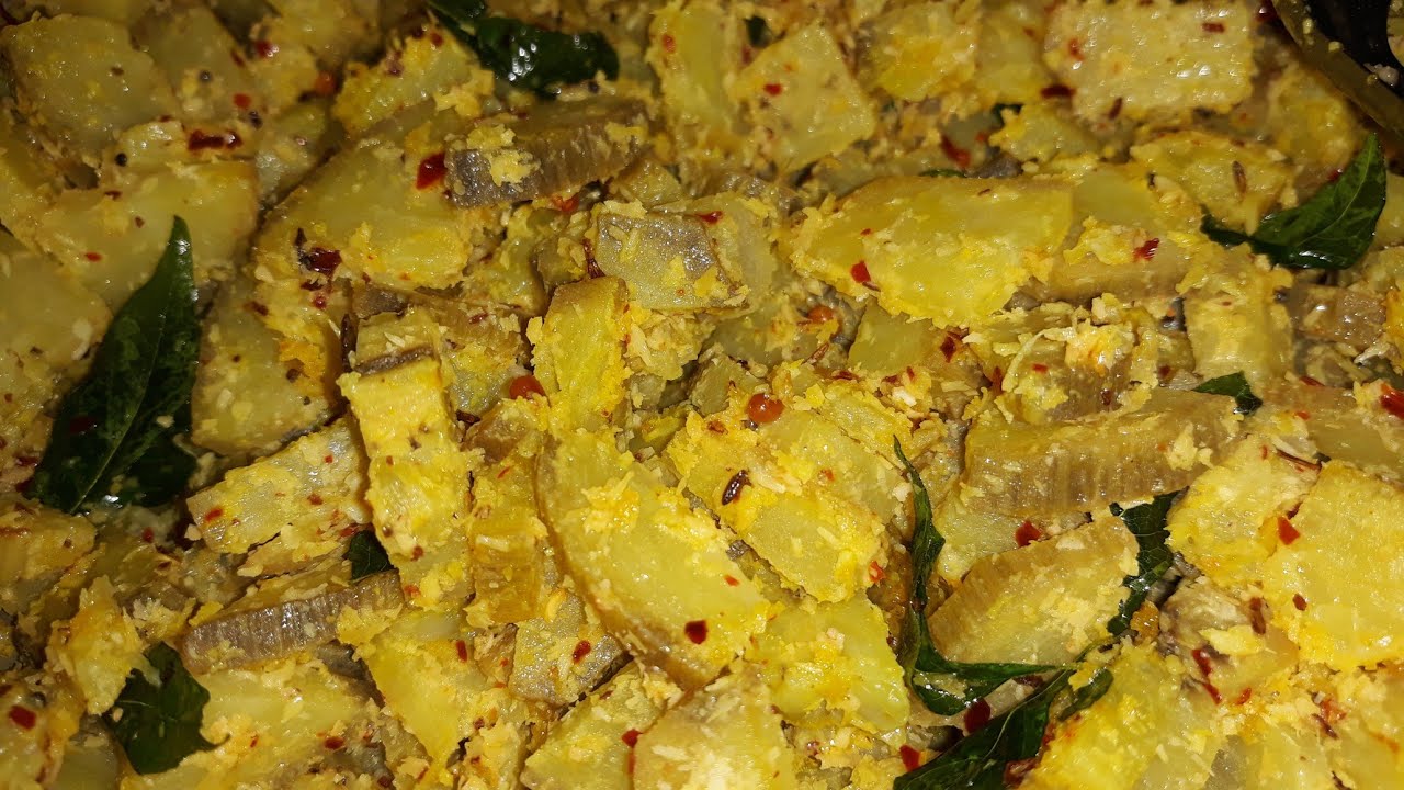 How to make Vazhakkai Poriyal in tamil/How to make Raw Banana Fry ...