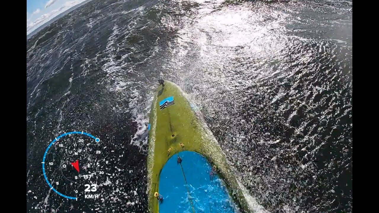 Amazing stand up paddle downwind session, étang de Berre, near ...