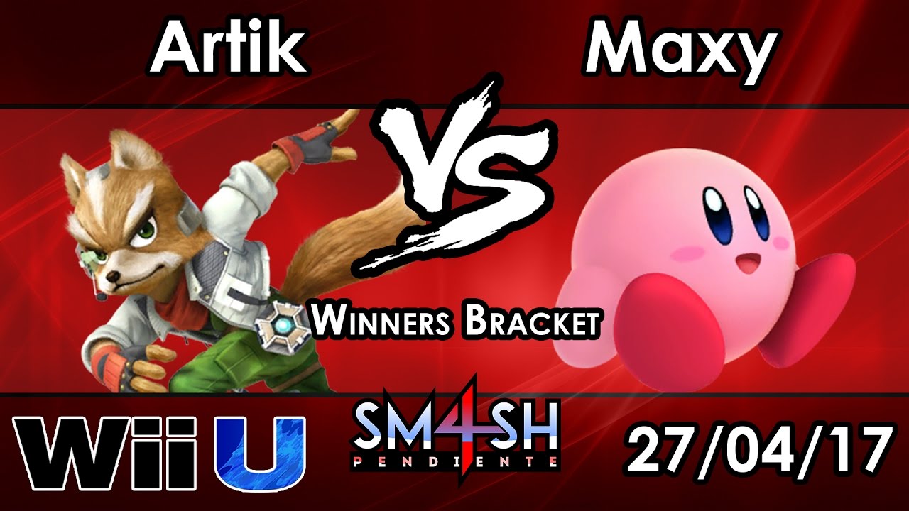SP81 Artik (Fox) Vs. Maxy (Kirby) - Winners Bracket - Smash 4 - YouTube