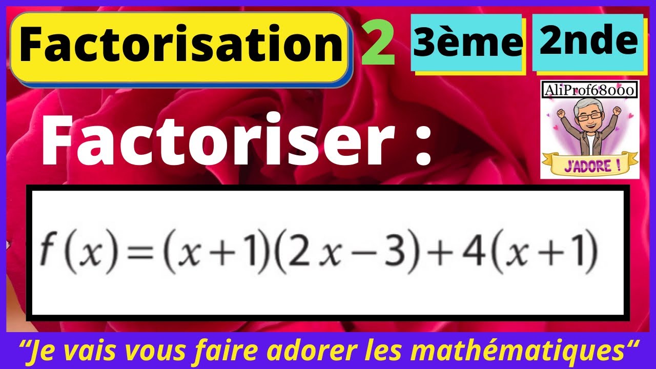 Factorisation 2 Factoriser F x x 1 2x 3 4 x 1 YouTube factorisation-2-factoriser-f-x-x-1-2x-3-4-x-1-youtube