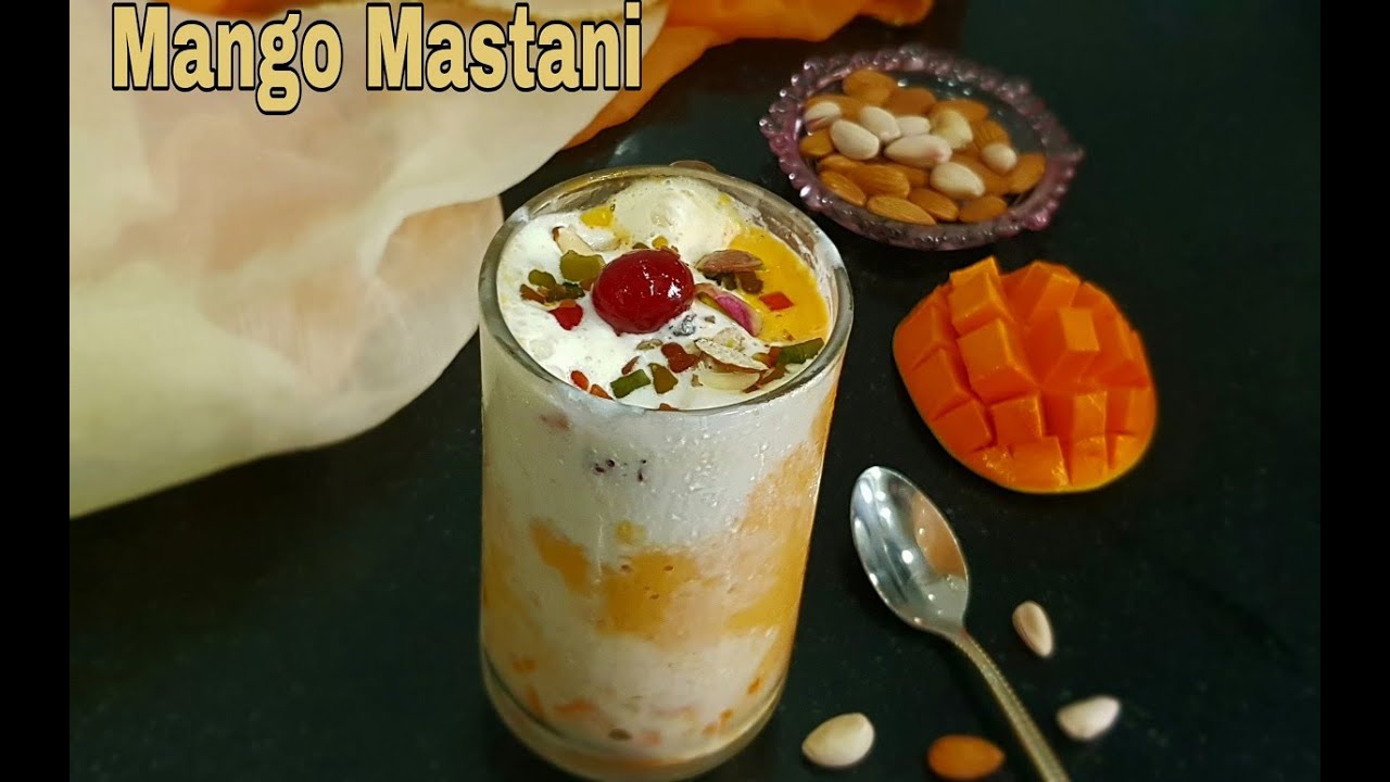 Mango Mastani |How to make Mango Mastani | Pune's famous Mango Mastani ...