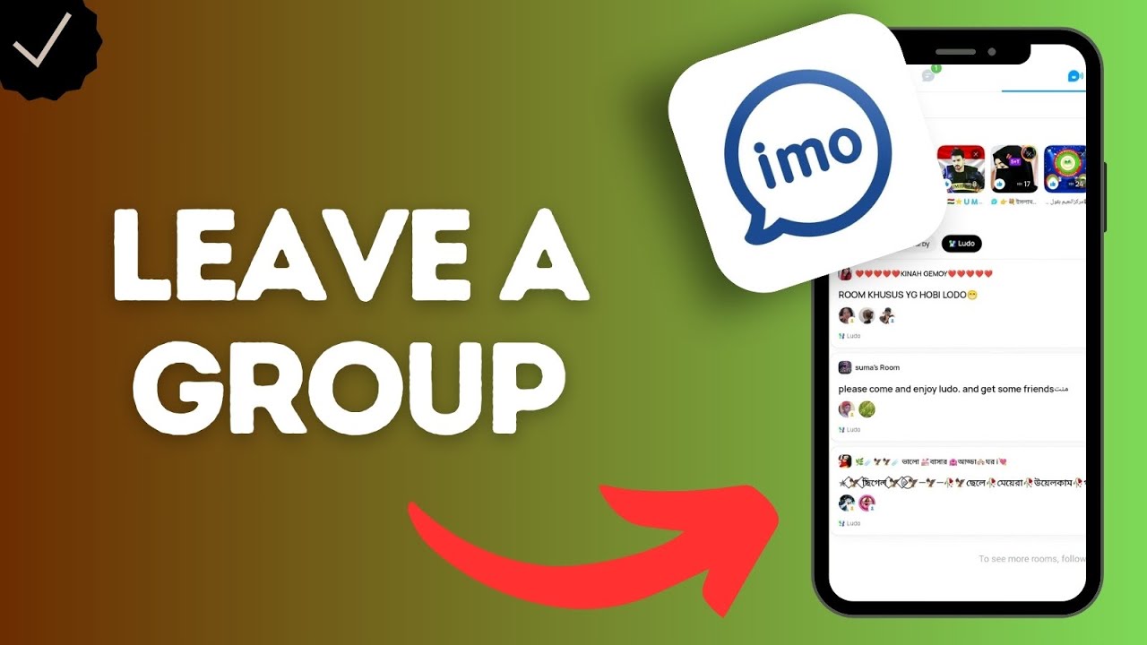 How to Leave a Group in Imo App (exit any group chat or voice room you ...