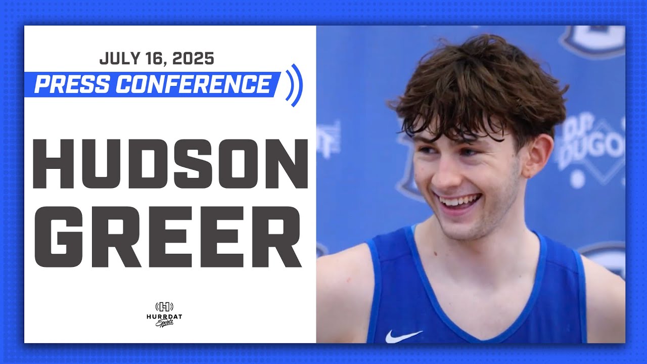 Hudson Greer HANDLING Business | Creighton Basketball Presser - YouTube