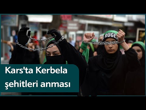 Kars'ta Kerbela şehitleri anması