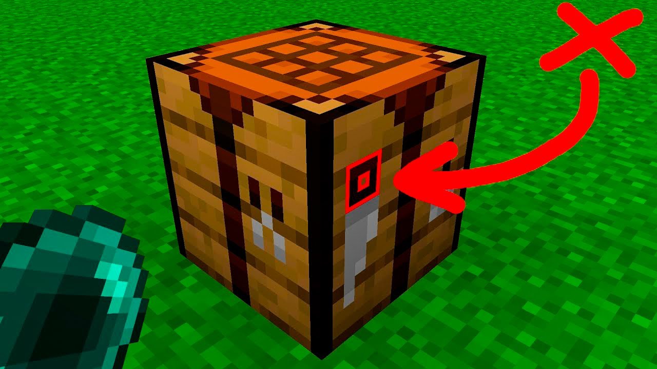 what's inside the crafting table ? - YouTube