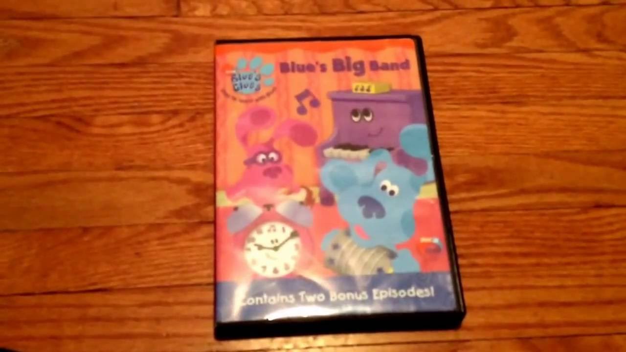DVD Review Episode 1:Blue's Clues Blue's Big Band 2003 DVD - YouTube