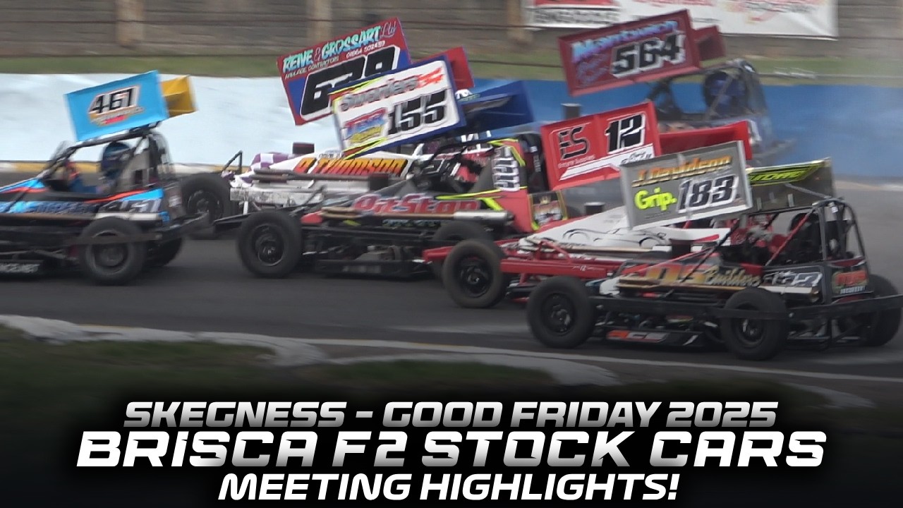 BriSCA F2 Stock Cars - Good Friday Highlights (Skegness - 18/4/25 ...
